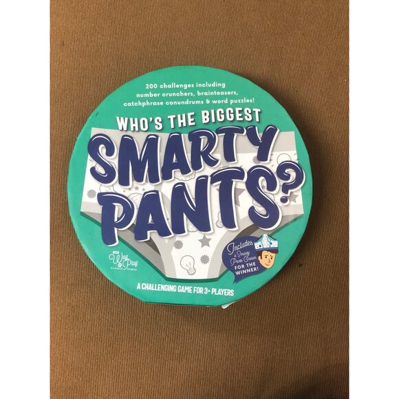 Toys | Who Is The Biggest Smarty Pants Board Game | Poshmark
